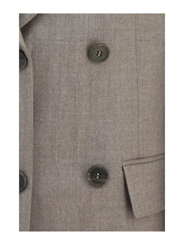 P.a.r.o.s.h Virgin Wool Double-breasted Blazer