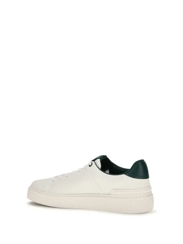 Balmain B-court Leather Sneakers