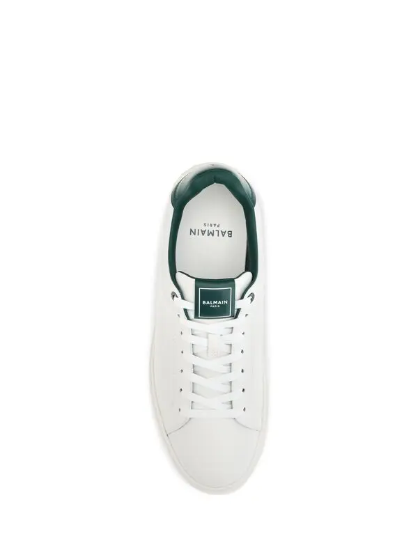 Balmain B-court Leather Sneakers