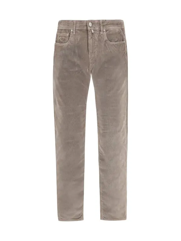 Jacob Cohen Straight-leg Corduroy Trousers - Brown