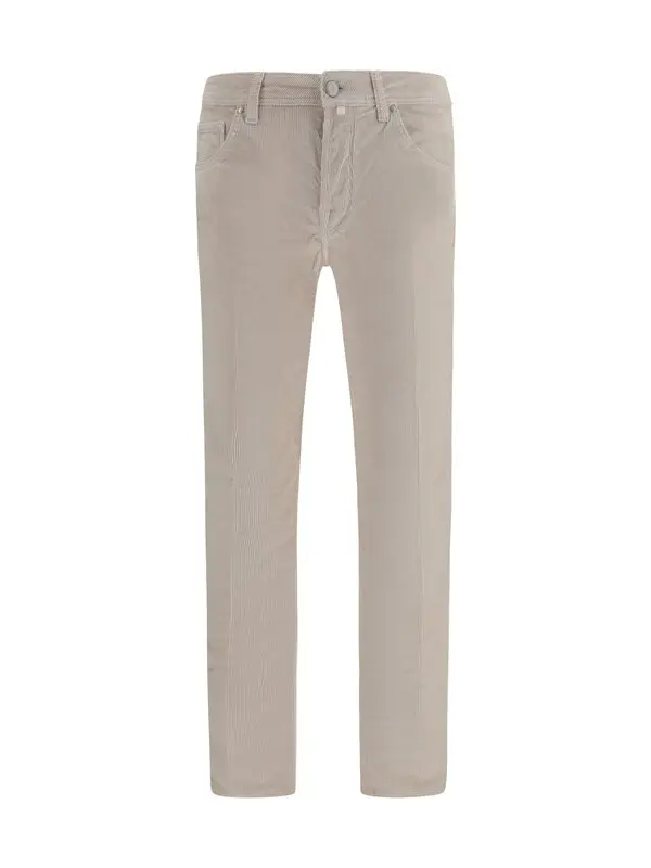 Jacob Cohen Pants In Straight-leg Corduroy