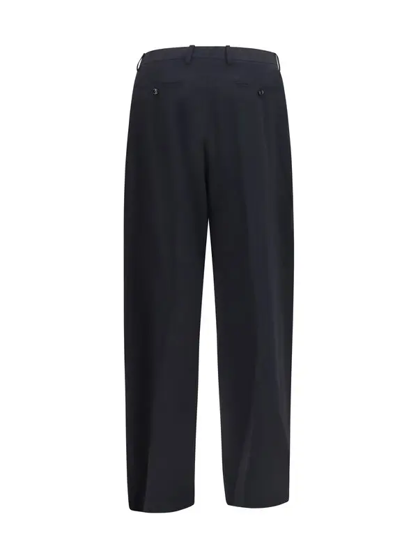 Giorgio Armani Pants In Virgin Wool Tailoring