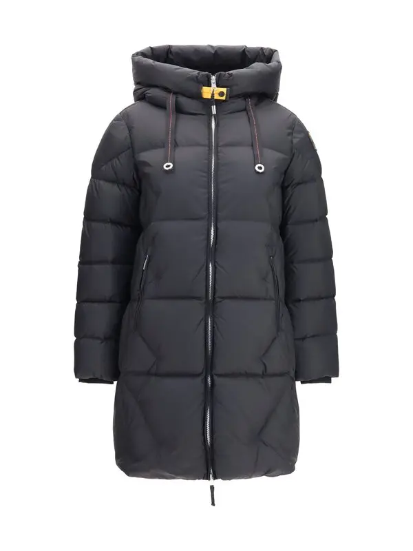 PARAJUMPERS Long Puffer Jacket Janet - Black