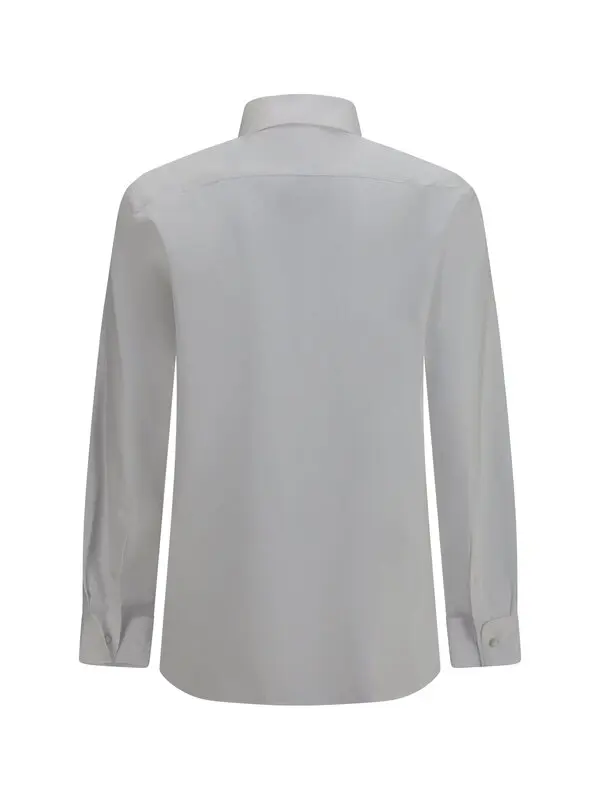 Giorgio Armani Shirt In Soft Cotton With French Collar