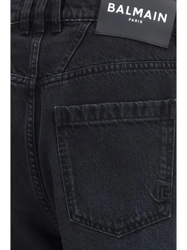 Balmain Straight-leg Denim Jeans