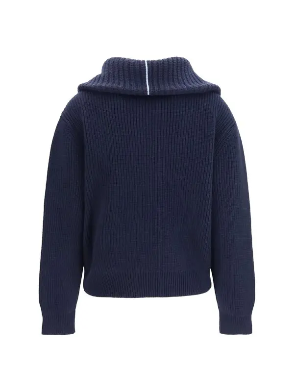 Malo High-neck Zip Sweater
