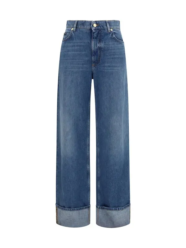 Dolce & Gabbana Straight-leg Five-pocket Jeans - Blue