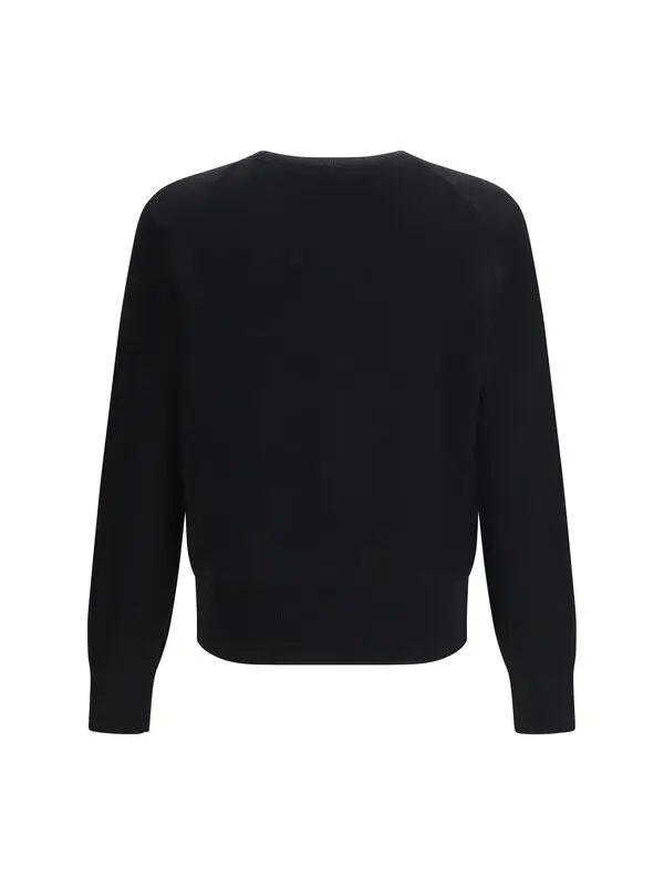 AMI Paris De Coeur Crew Neck Pullover - Black