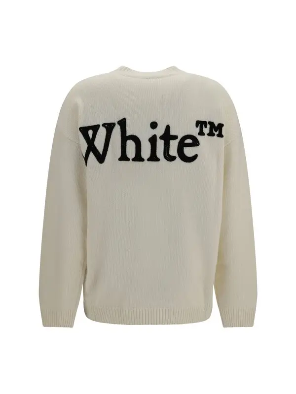 Off-White Bookish Shared Crewneck Sweater