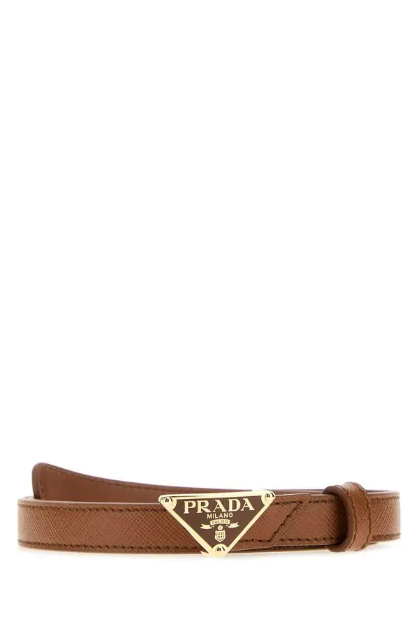 Prada Camel Leather Belt