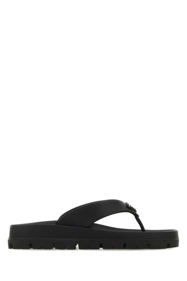 Prada Rubber Thong Slippers