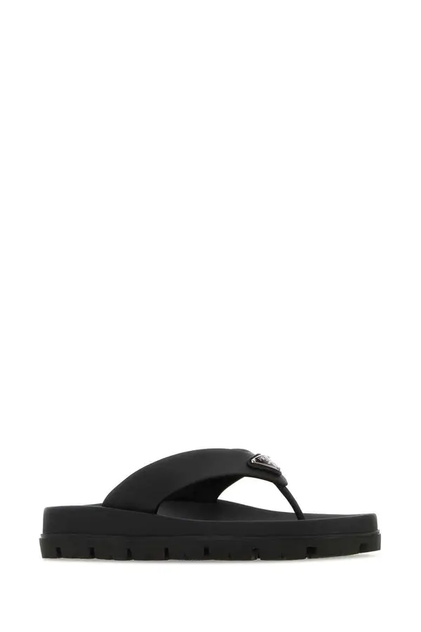 Prada Rubber Thong Slippers