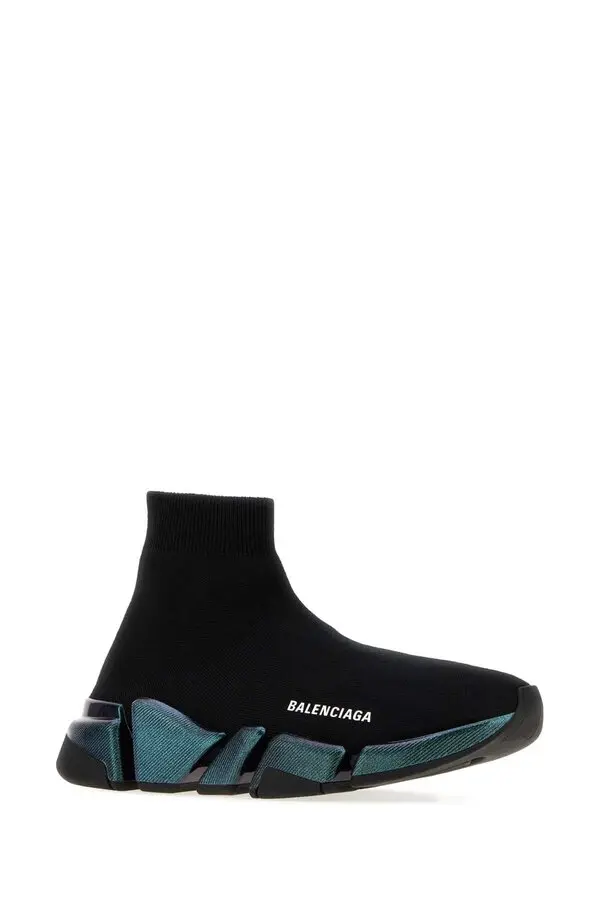 Balenciaga Stretch Fabric Speed 2.0 Sneakers - Black