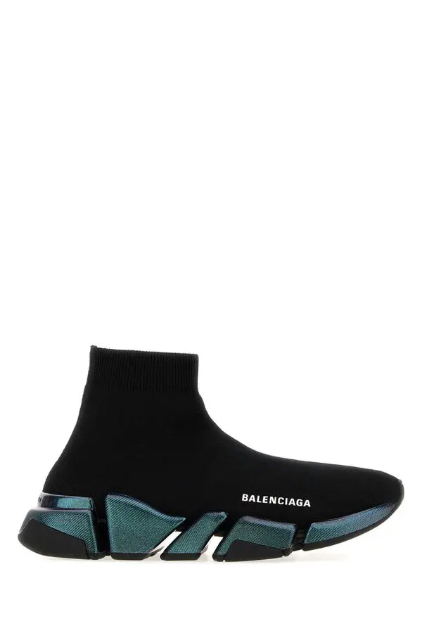 Balenciaga Stretch Fabric Speed 2.0 Sneakers - Black