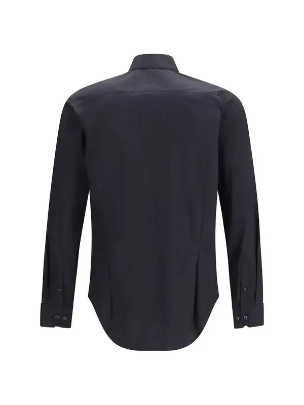 Giorgio Armani Shirt Slim Fit In Stretch Cotton Poplin
