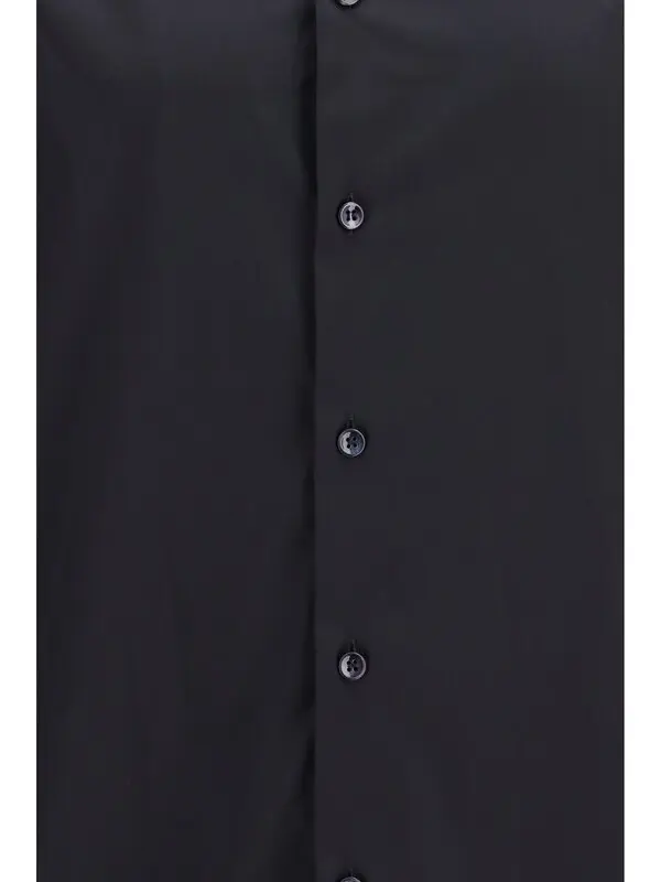 Giorgio Armani Shirt Slim Fit In Stretch Cotton Poplin