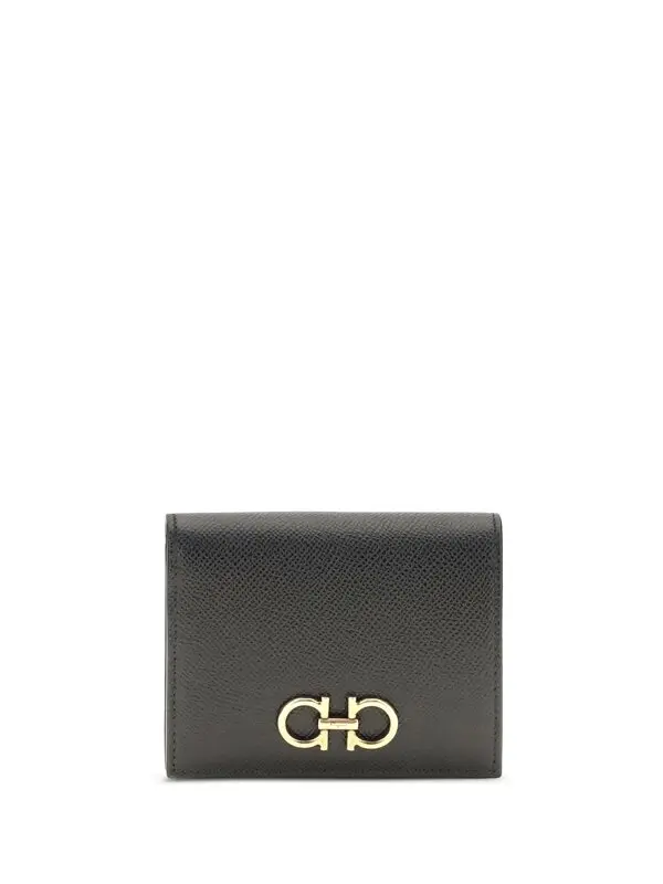 FERRAGAMO Calfskin Wallet - Black
