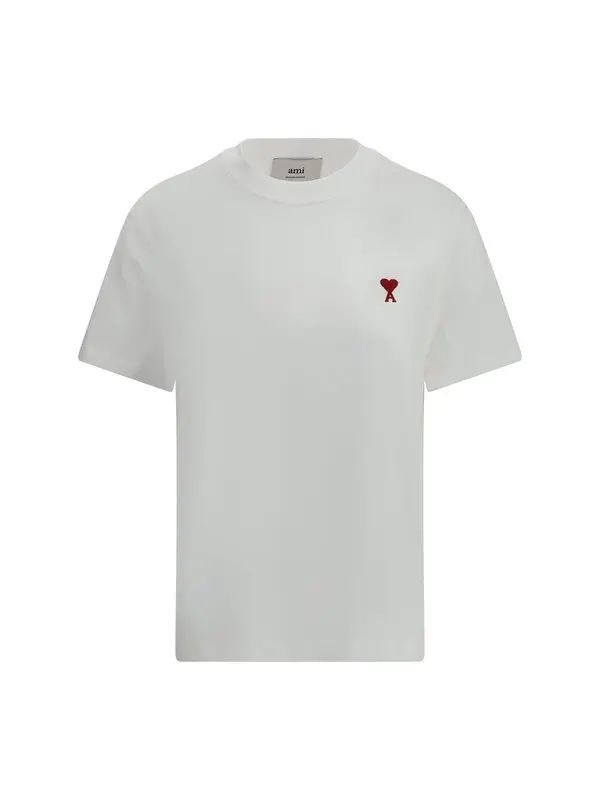 AMI Paris Logo T-shirt - White