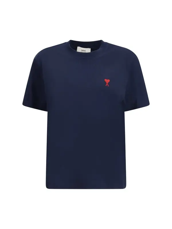 AMI Paris Logo T-shirt - Blue