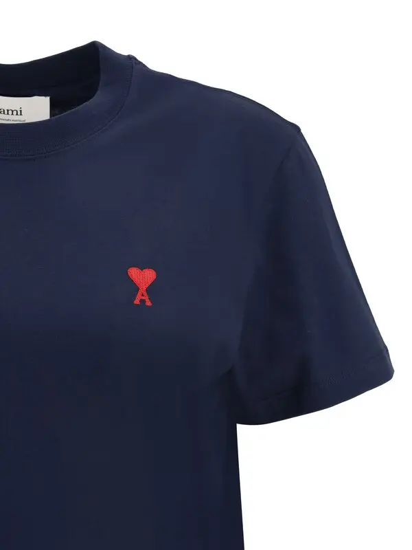 AMI Paris Logo T-shirt - Blue