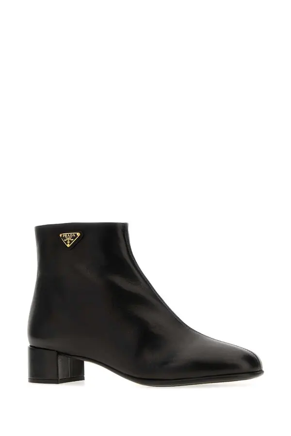 Prada Nappa Leather Ankle Boots