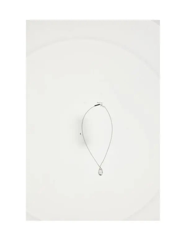 Dior Medallion Necklace - Silver