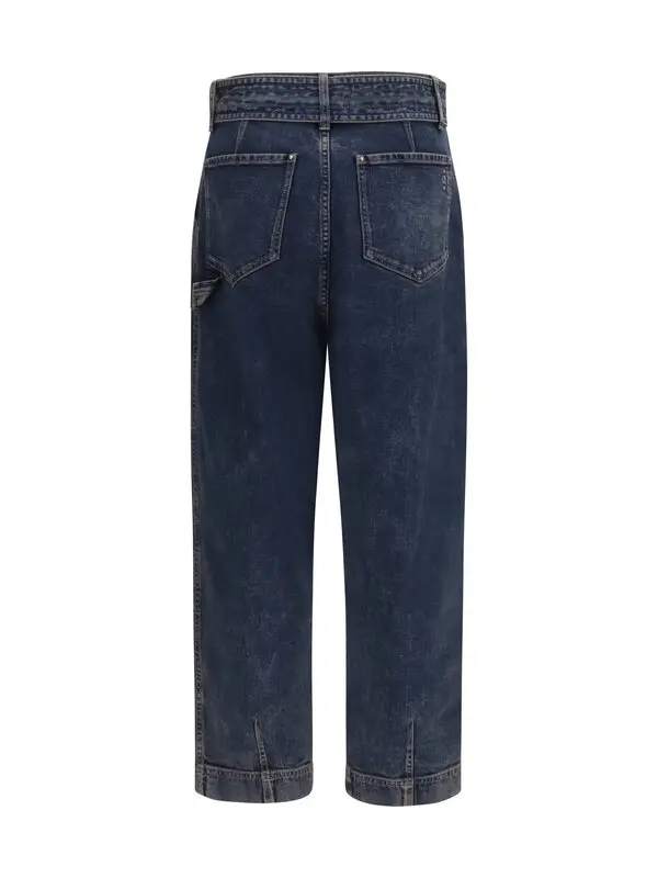 Giorgio Armani Wide-leg Jeans With Belt