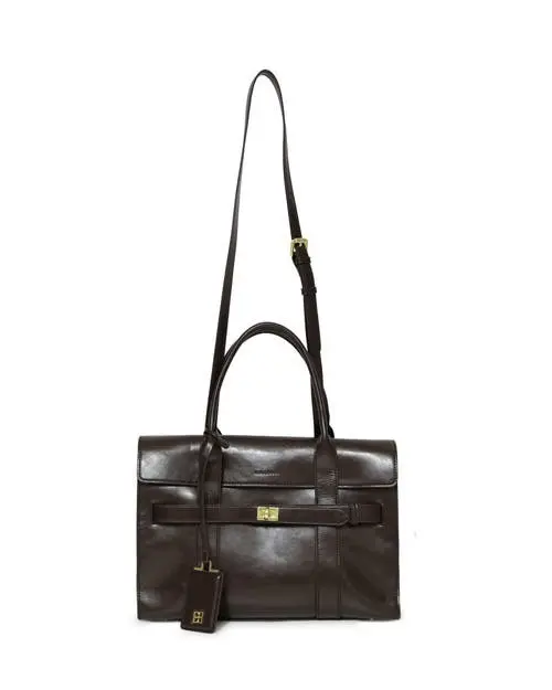 BELLE & BLOOM So What Tote Bag - Dark Brown