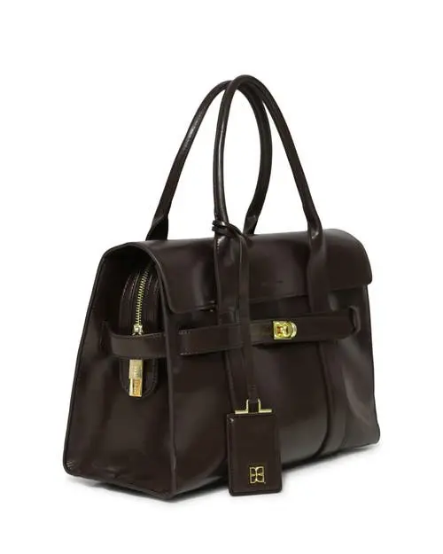 BELLE & BLOOM So What Tote Bag - Dark Brown