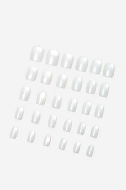 NEVER HAVE I EVER Casual But Make It Chic Square Press On Nails