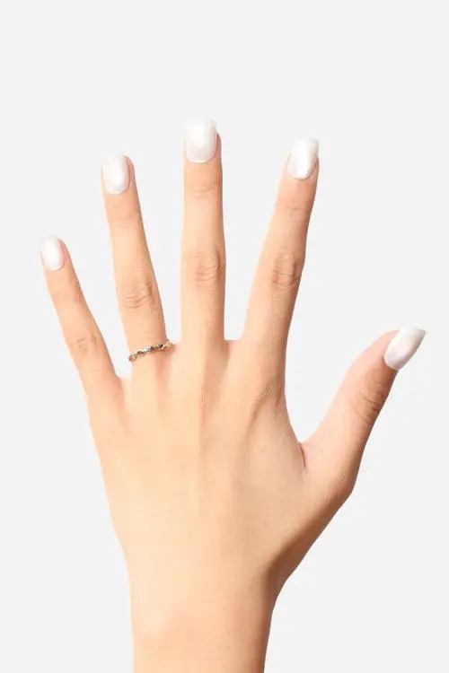 NEVER HAVE I EVER Casual But Make It Chic Square Press On Nails