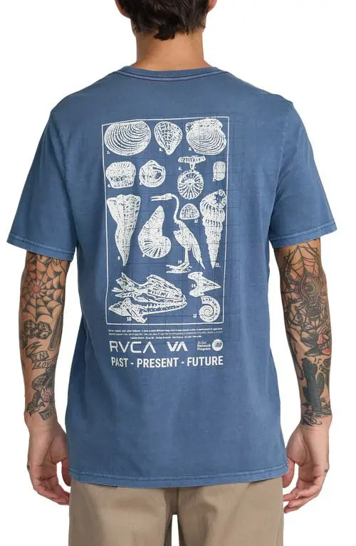 Rvca Crustaceous Cotton Graphic T-shirt