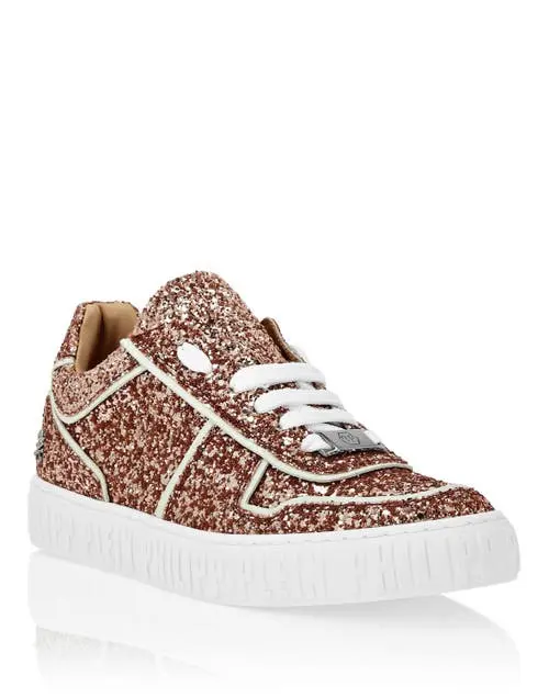 Philipp Plein Lo-top Sneakers Glitter King Power - Bronce