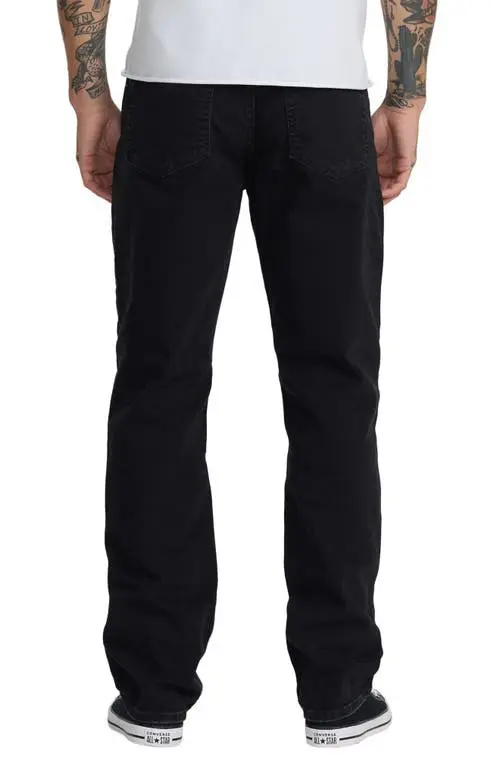 Rvca Straight Leg Jeans - Black Overdye