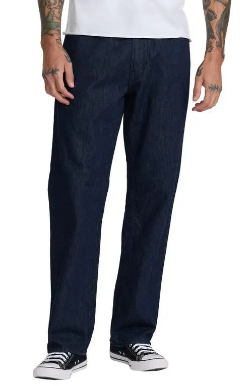 Rvca True Fit Straight Leg Jeans - Blue Rinse