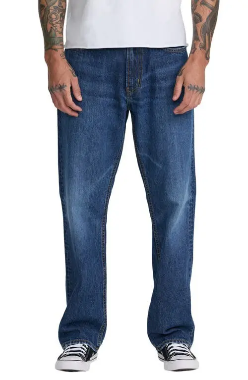Rvca True Fit Straight Leg Jeans - Stone Blue