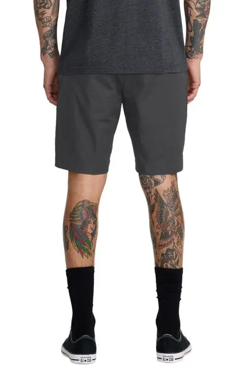 Rvca Water Repellent Hybrid Shorts - Black
