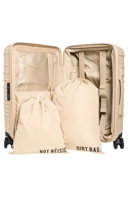 BEIS The Carry-on Roller Suitcase - Beige