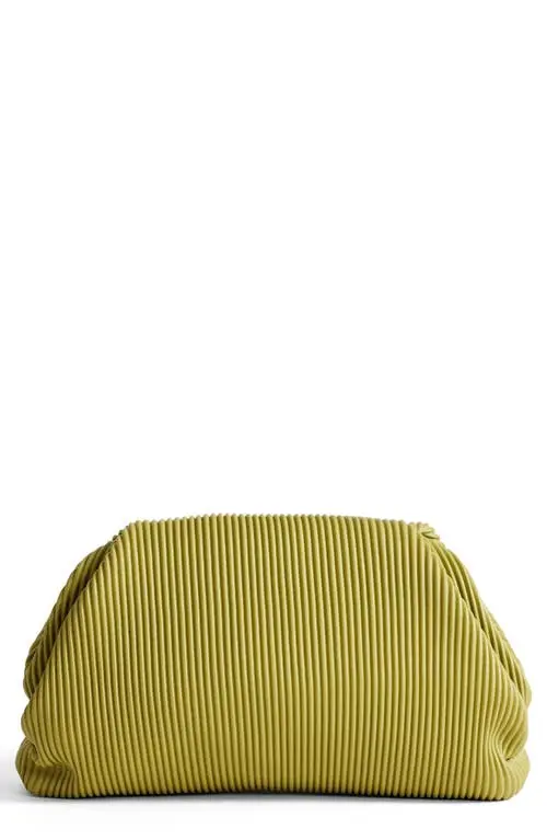 Topshop Golde Medium Faux Leather Clutch