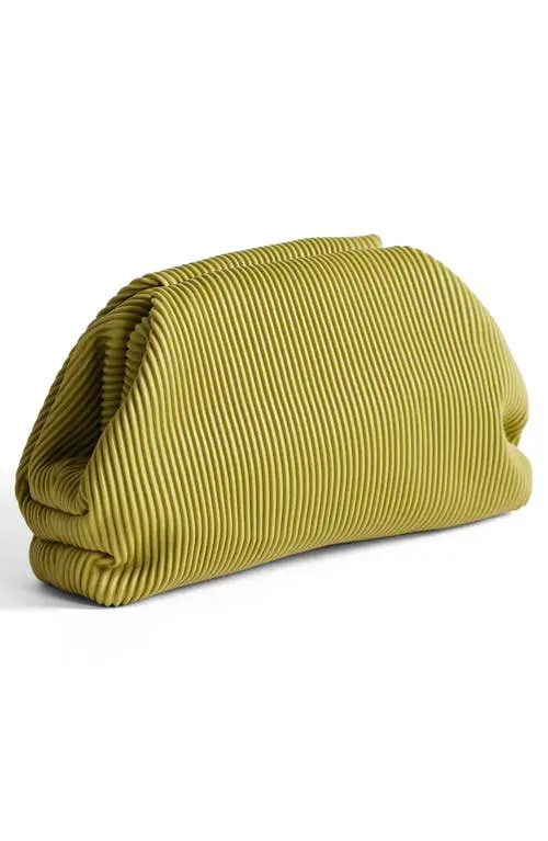Topshop Golde Medium Faux Leather Clutch