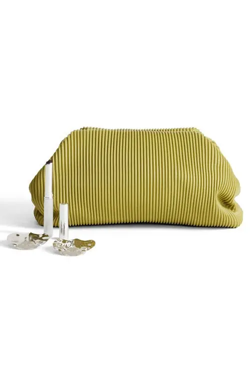 Topshop Golde Medium Faux Leather Clutch