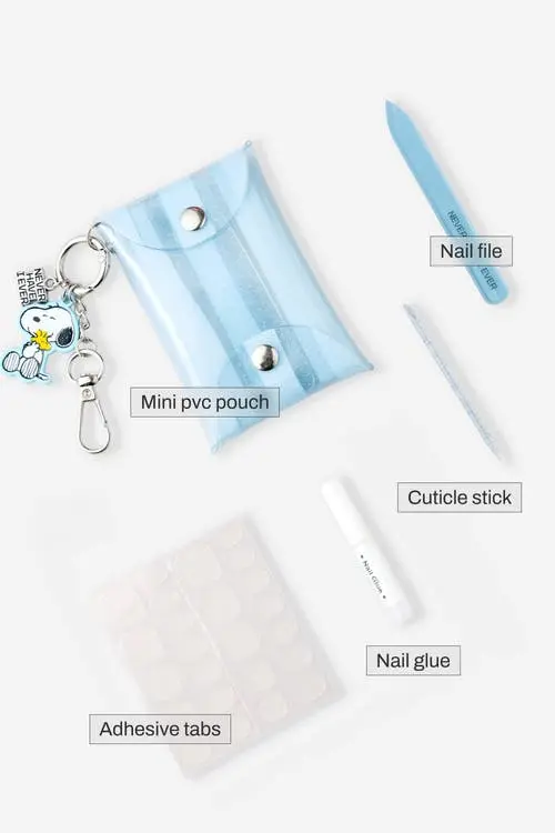 NEVER HAVE I EVER Peanuts Faux Nail Fix It Kit