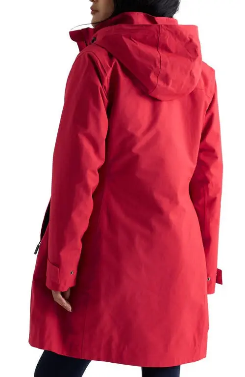 SEASALT CORNWALL Coverack Waterproof Organic Cotton Raincoat With Removable Hood - Cinder