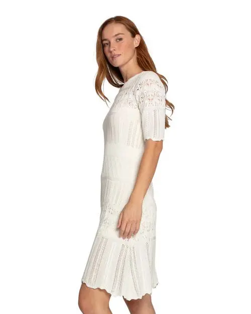 BELLE & BLOOM Everbloom Crochet Mini Dress