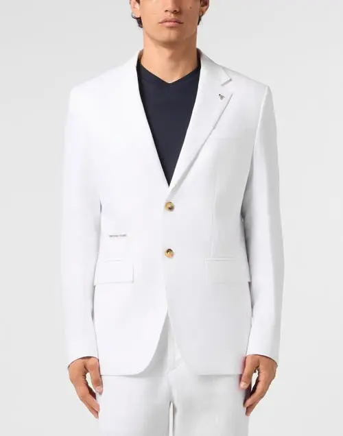 Philipp Plein Linen Blazer Gigolo Fit