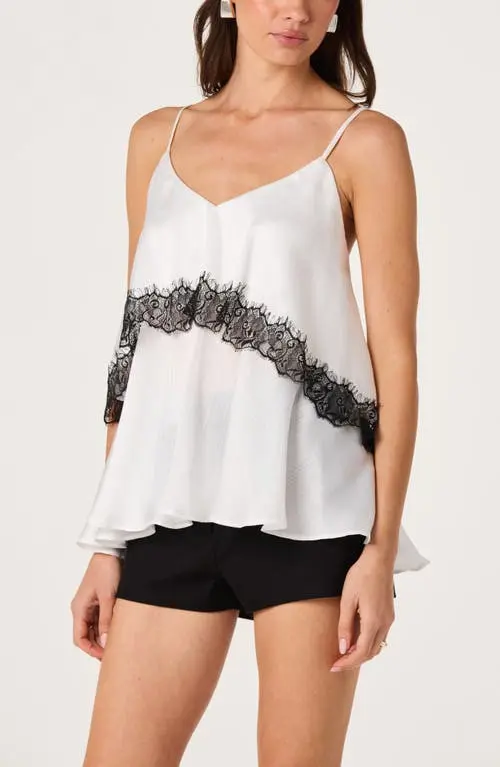 Astr The Label Beara Lace Trim Camisole Shell
