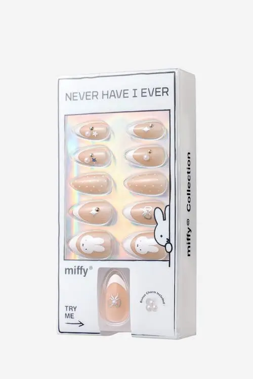 NEVER HAVE I EVER Fruity Miffy Almond Press On Nails