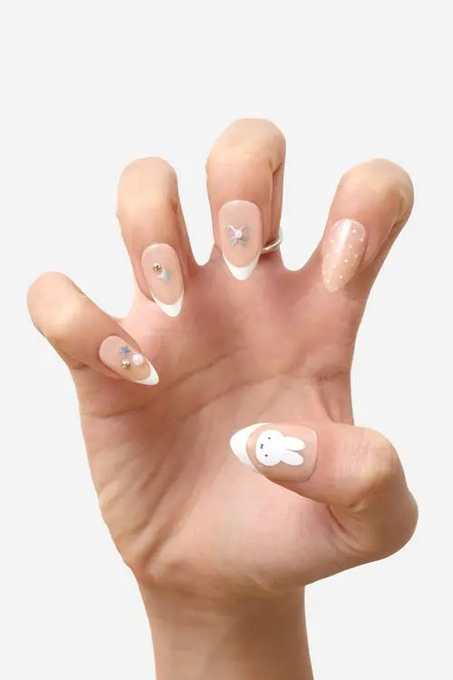 NEVER HAVE I EVER Fruity Miffy Almond Press On Nails
