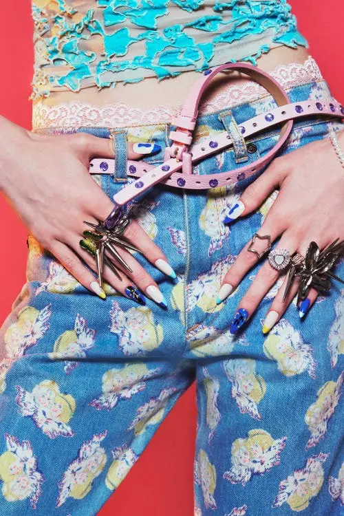 NEVER HAVE I EVER Henri Matisse Icarus Almond Press On Nails