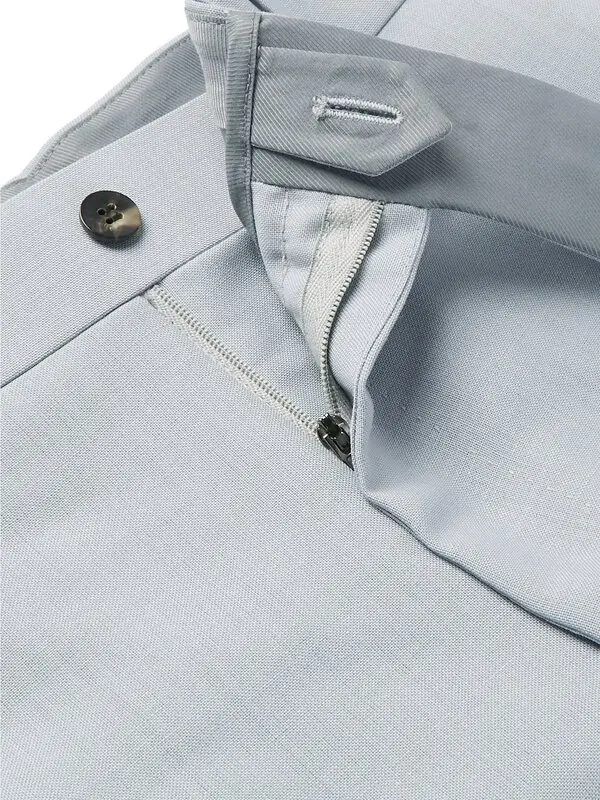 Dunhill Slim-fit Mohair And Wool-blend Suit Trousers
